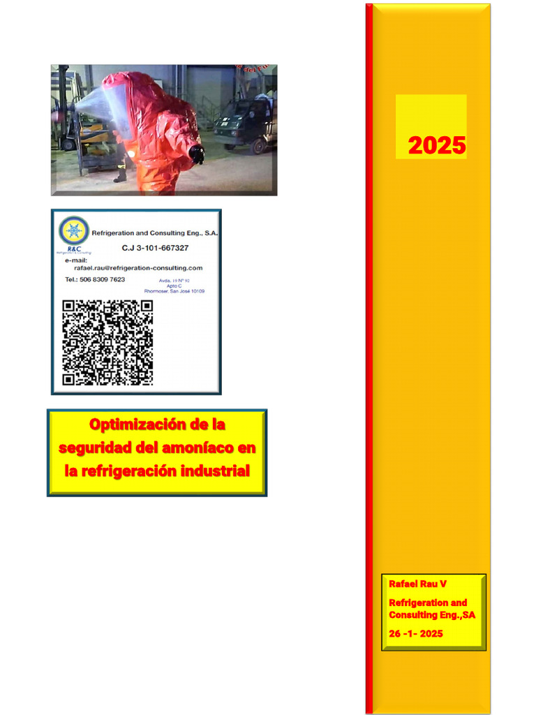 Optimizaci N de Seguridad Del Amon Aco RI 1737988970 | PDF | Amoníaco | Refrigerante