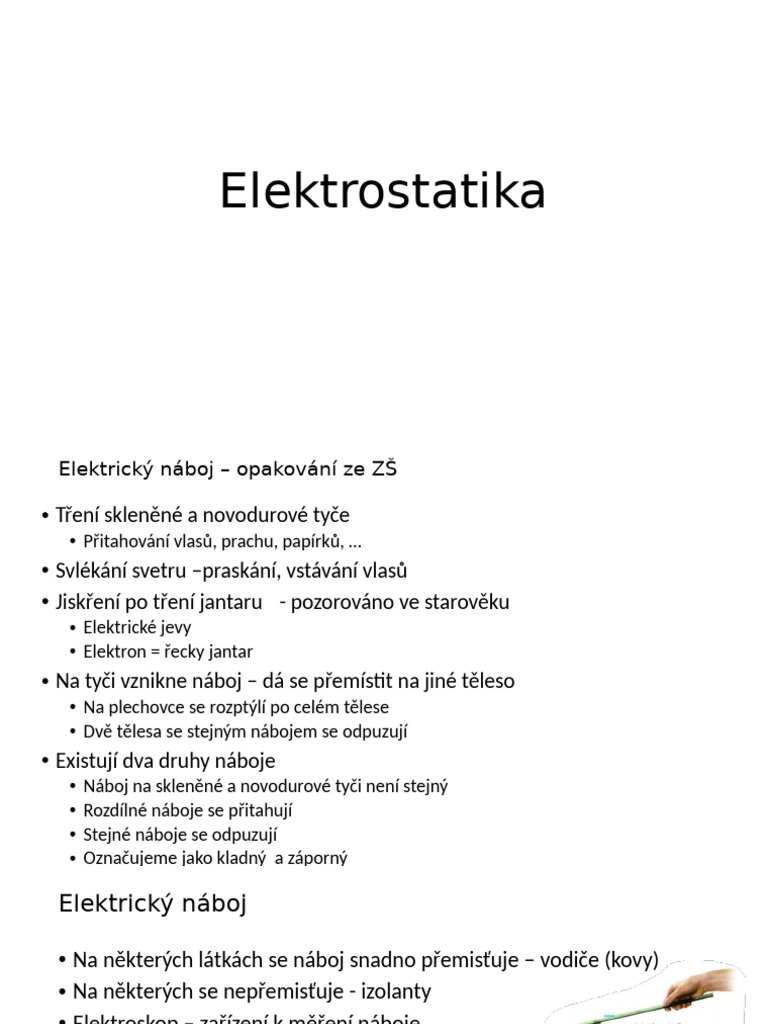 Elektrostatika | PDF