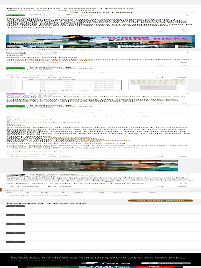 Power Valve Springs Torque KTM Forums | PDF | Internet Forum | Motor ...