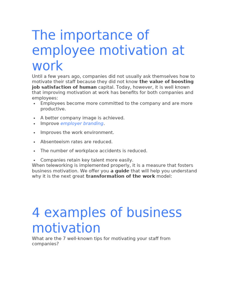Boosting Employee Motivation Strategies | PDF | Motivation | Motivational