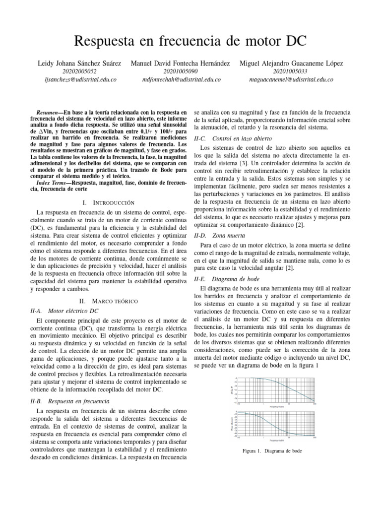 Control1 Lab2 Copy Copy | PDF | Frecuencia | Motores