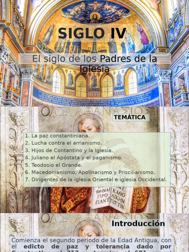 Edad Antigua Hic Siglo IV | PDF | Constantino el grande | arrianismo