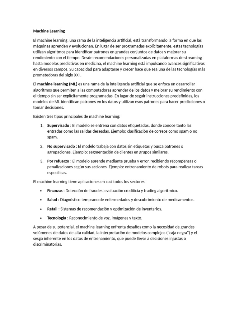 Machine Learning | PDF Machine Learning | PDF