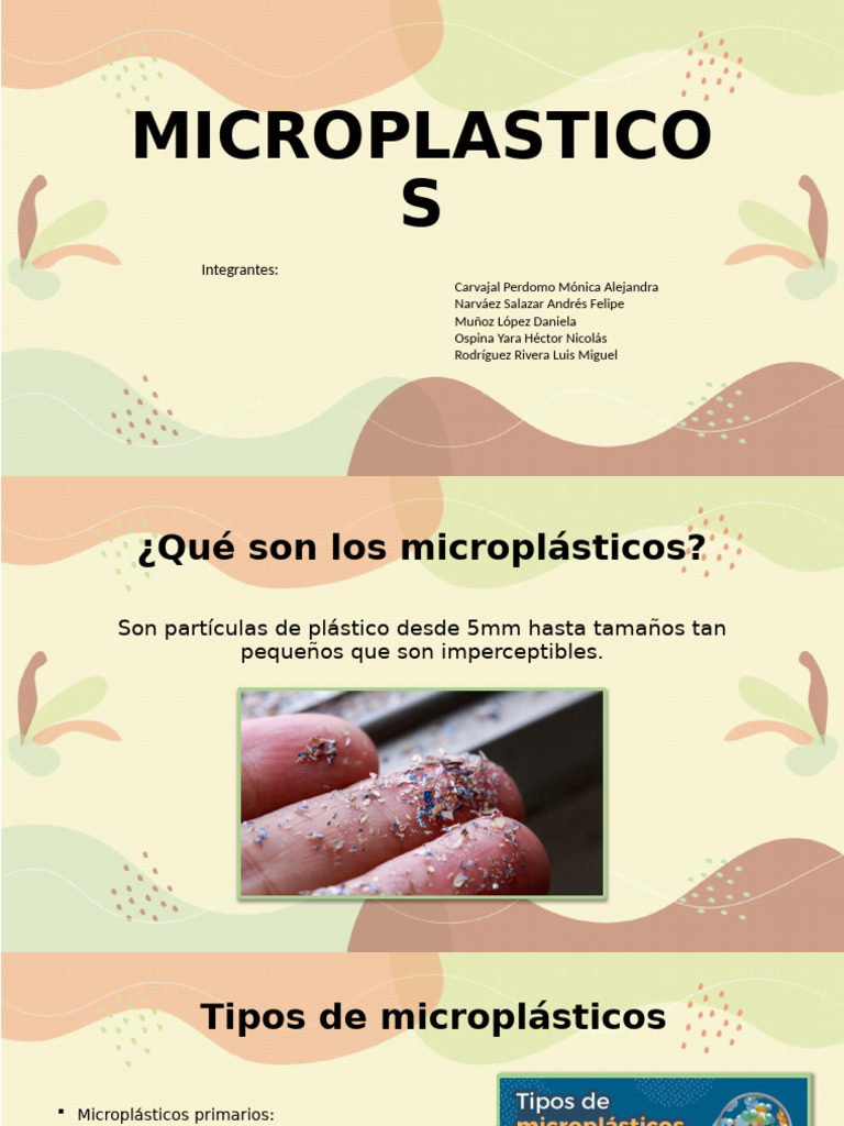 Impacto y Soluciones de Microplásticos | PDF | Residuos | El plastico
