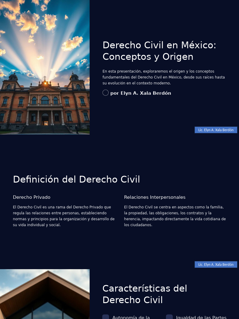 Derecho Civil en Mexico Conceptos y Origen | PDF | Derecho Civil (Common Law) | Derecho civil ...