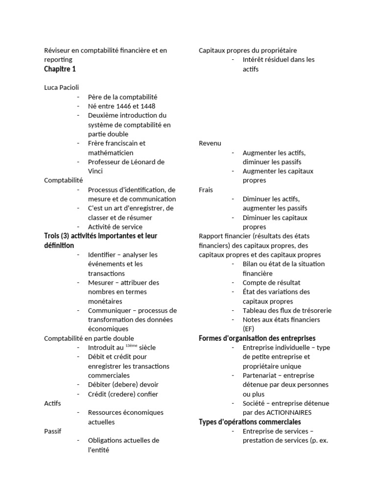 Relecteur en comptabilité financière et rapportage | PDF | Comptabilité | Bilan comptable