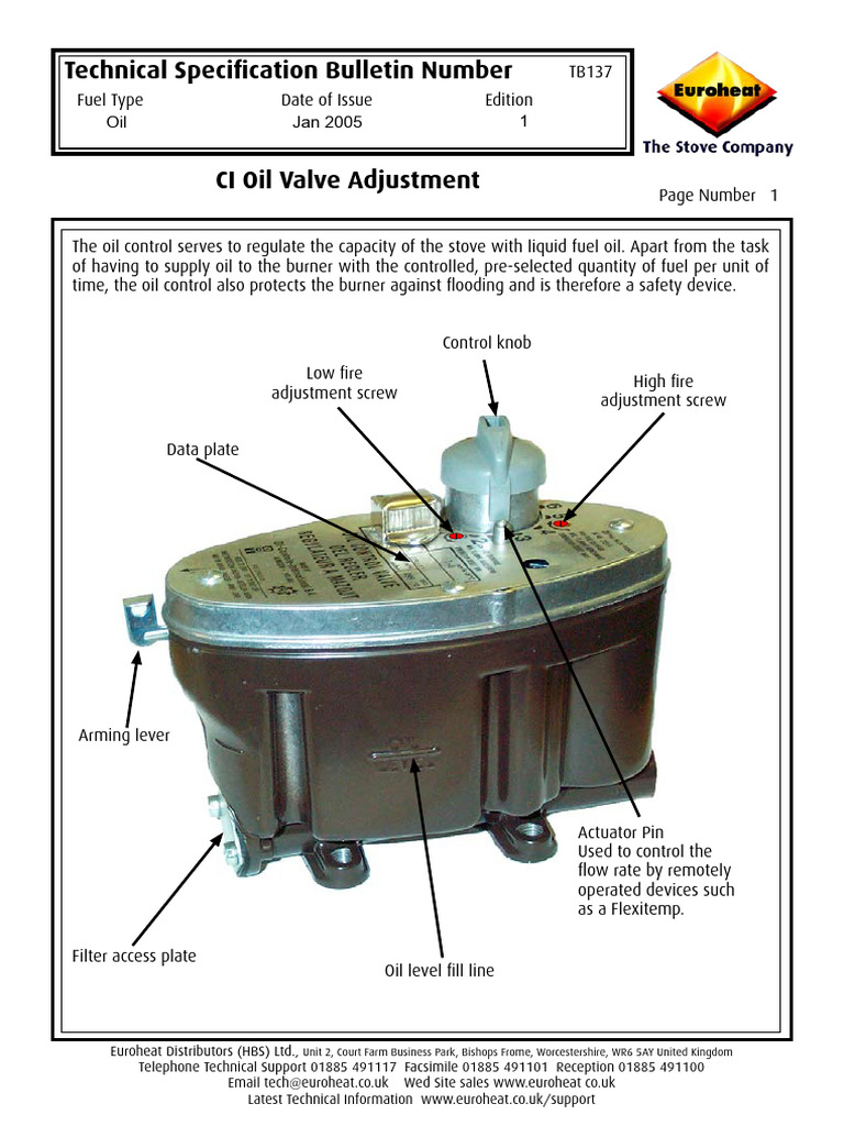 Oil Valve 75cc 24cc Kero Ci | PDF | Valve | Gas Technologies