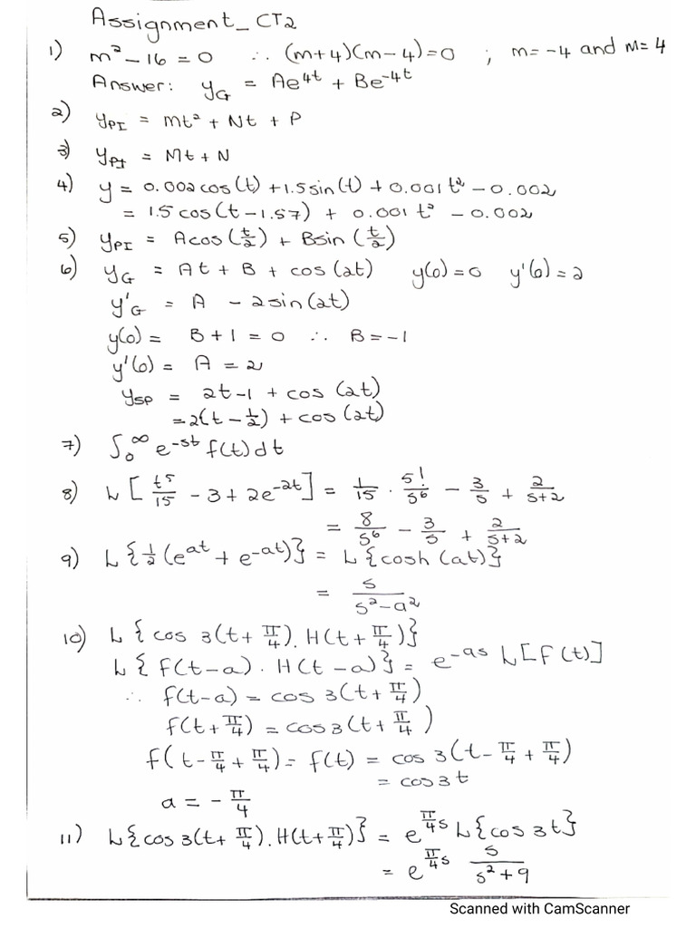 Assignment CT2 Sem1 2020 MEMO | PDF