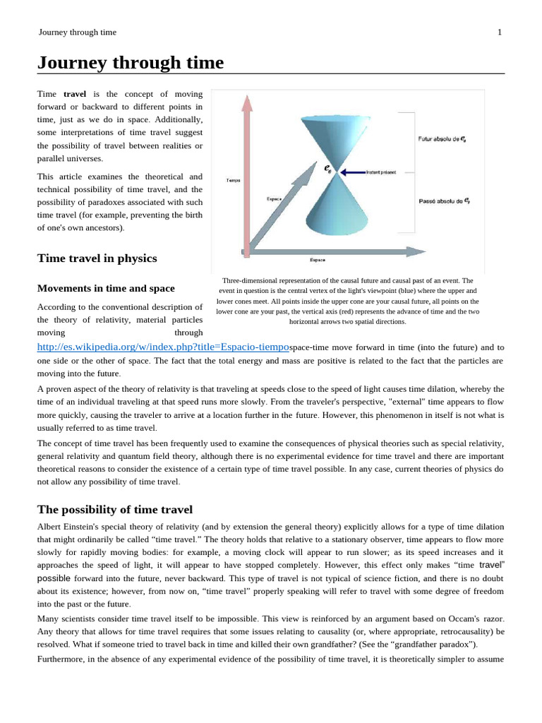 Time Travel | PDF | Time Travel | Time
