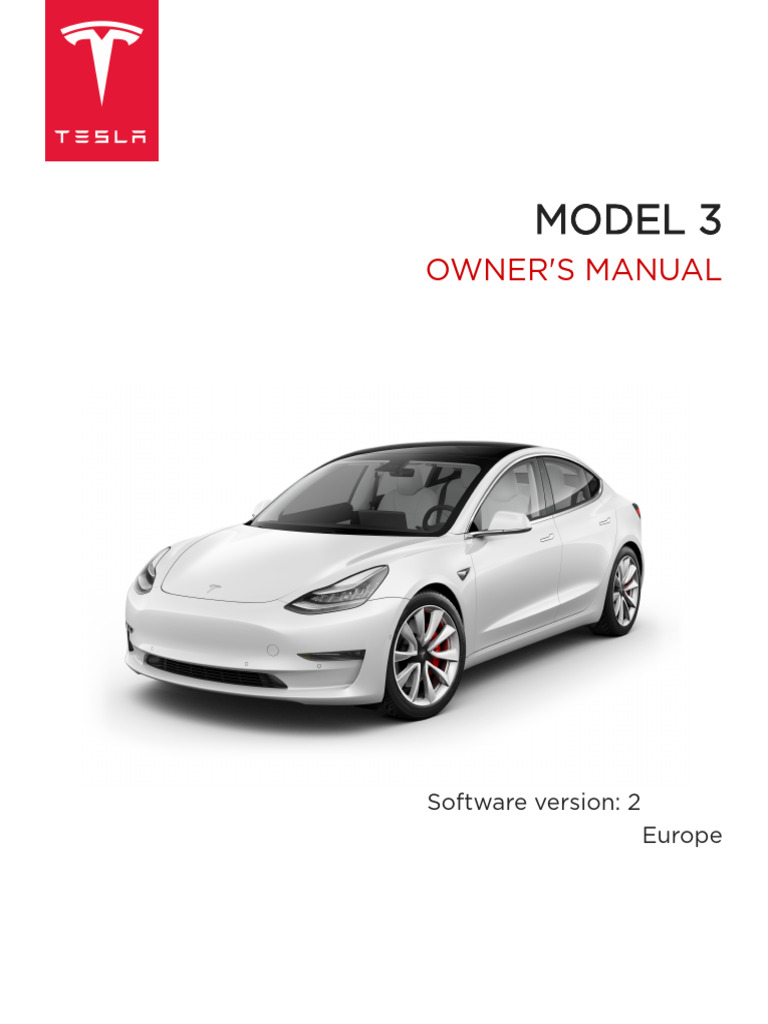 Tesla Manual | PDF | Trunk (Car) | Vehicles