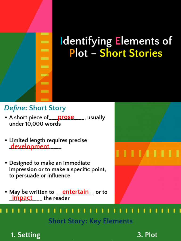 Short Stories - Elements of Plot | PDF | Plot (Narrative) | Psychology