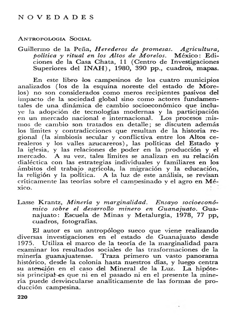 Novedades | PDF | Sociedad