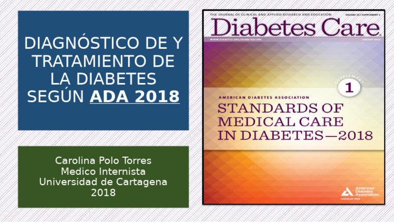 Diagnostico y Tratamiento Diabetes Segun ADA 2018 | PDF