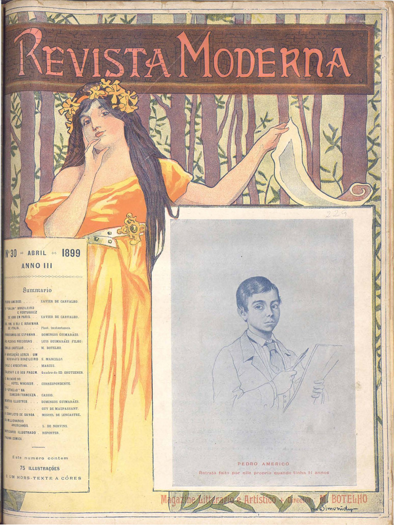 Revista Moderna Abr 1899 | PDF | Escrita