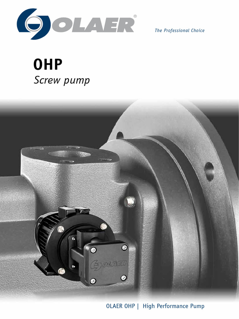 Uk-Ohp Brochure 30032010 Lowres | PDF | Pump | Engines
