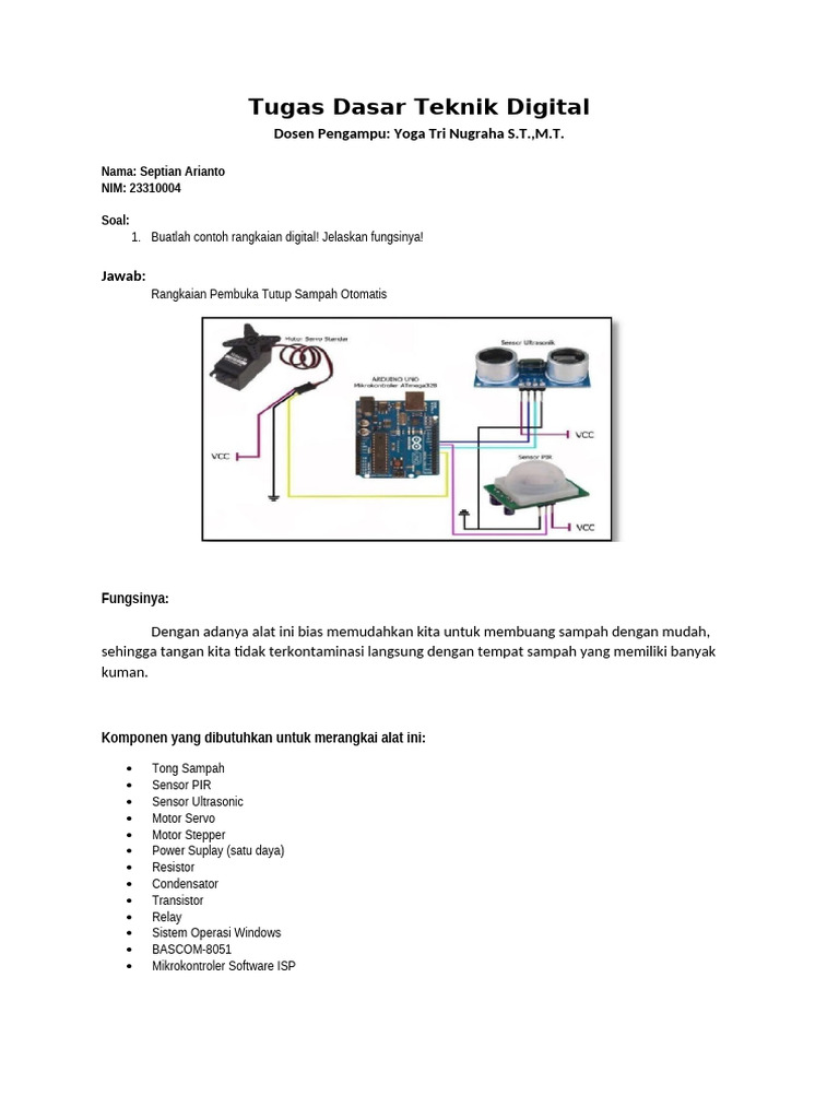Tugas Dasar Teknik Digital | PDF