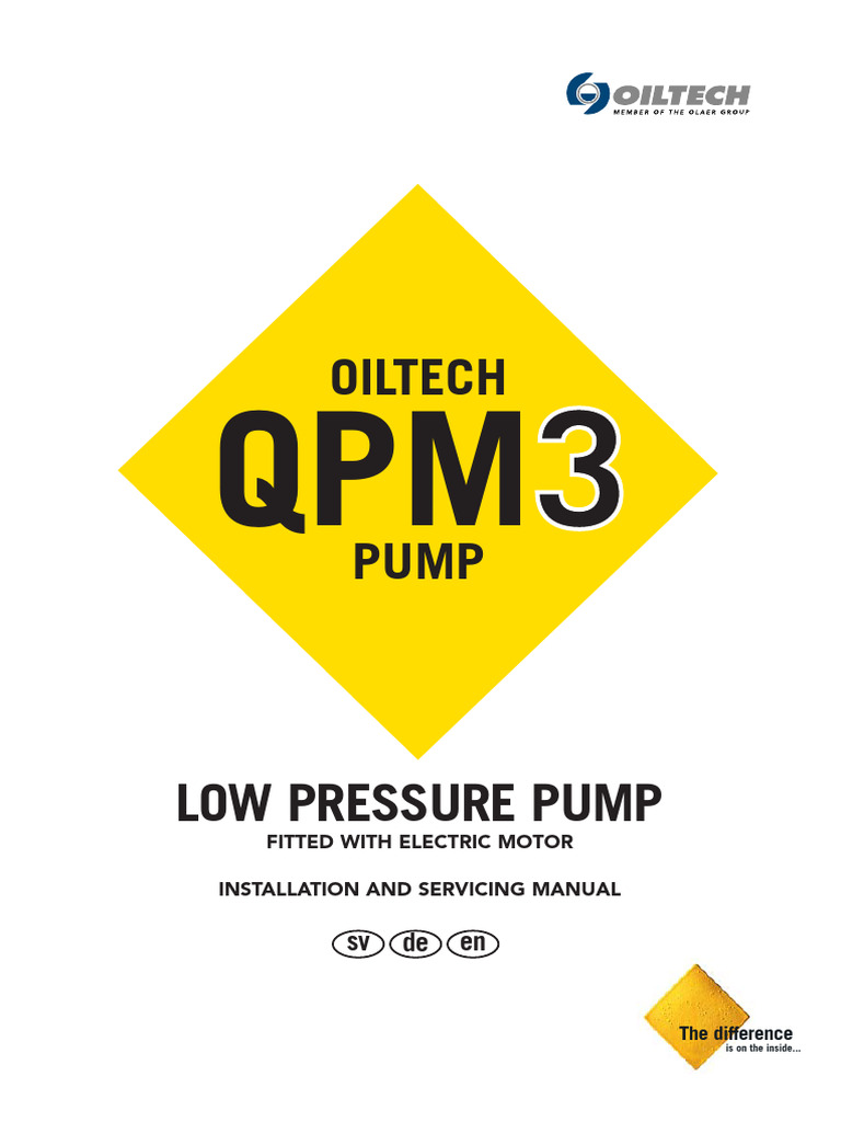 Oiltech QPM3 Manual 0606 | PDF | Equipment