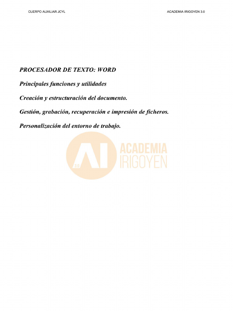 Tema Word 365 | PDF