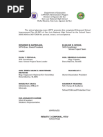 AIP School Template SY 2025-2026 | PDF | Learning