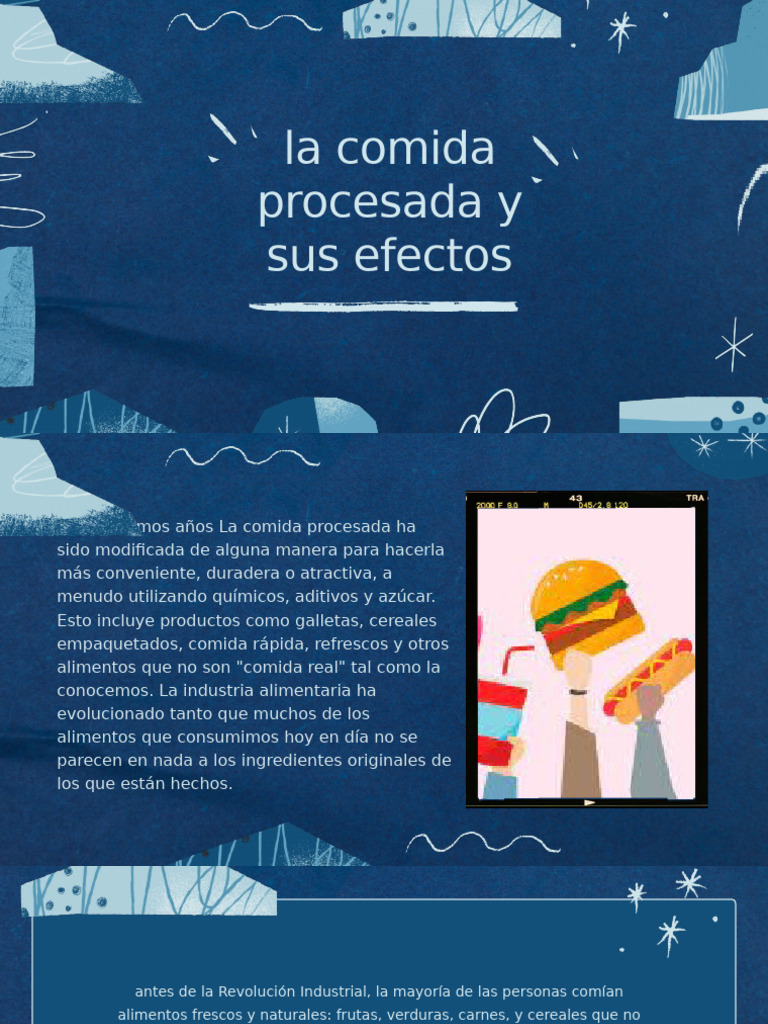 Comida Procesada y Sus Efectos | PDF | Alimentos | Cereales