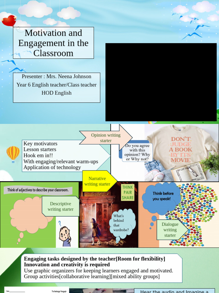 Motivation and Engagement in The Classroom | PDF | Motivation ...