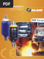 Olaer Bladder Accumulator Overview | PDF | Gases | Thermal Expansion