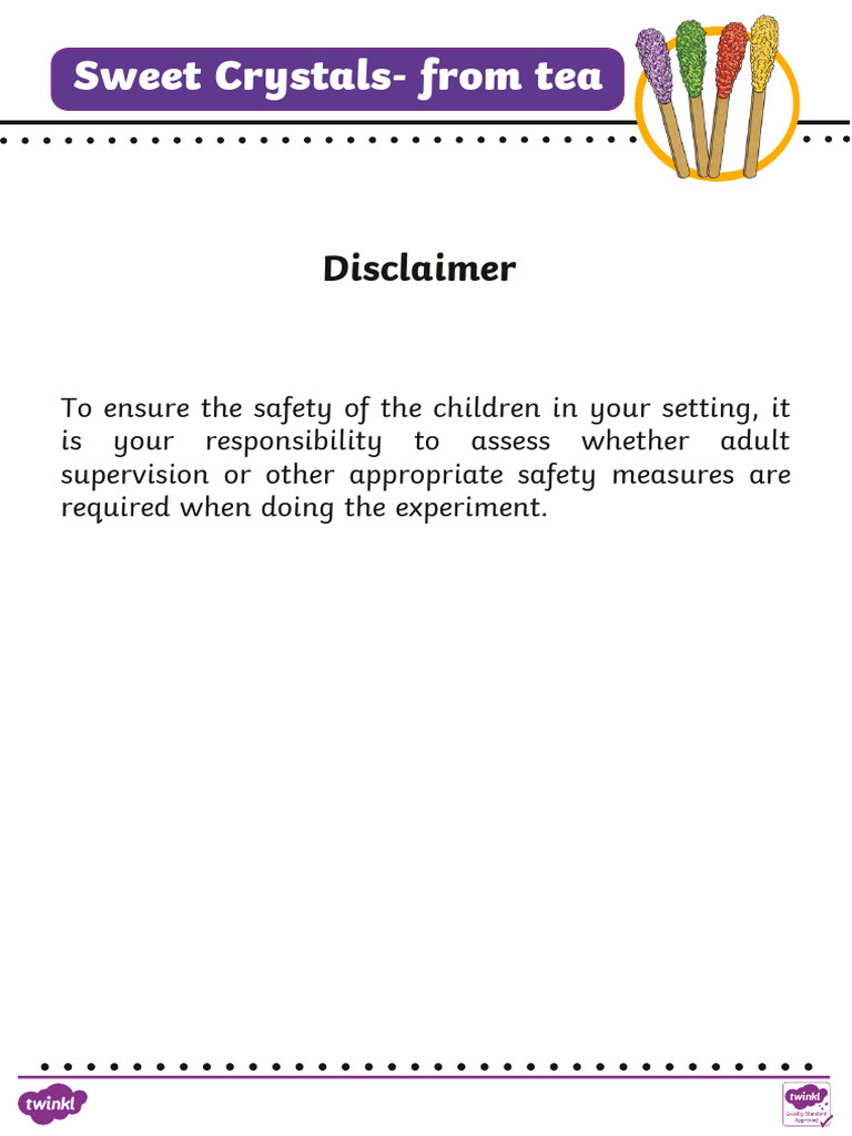 Assignment - Sugar Crystallization Activity | PDF