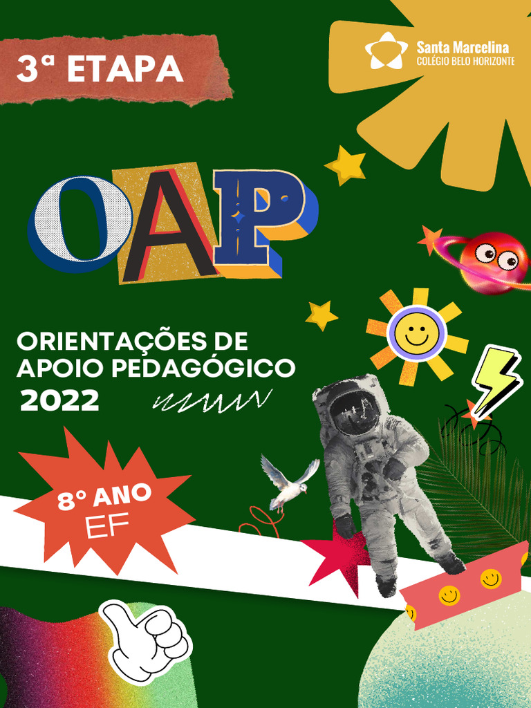 8º Ano - OAP 3 Etapa 2022 | PDF | Flores | Pronome