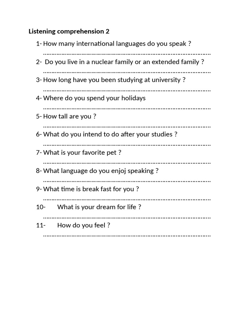 Student Lifestyle & Preferences Survey | PDF