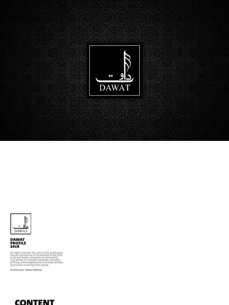 Dawat_Profile-v2.0 | PDF | Desserts | Hors D'oeuvre