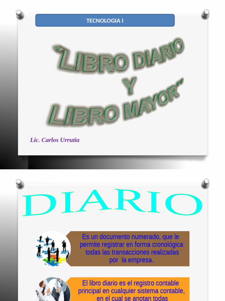 Registro Contable: Libro Diario y Mayor | PDF | Contabilidad | Business