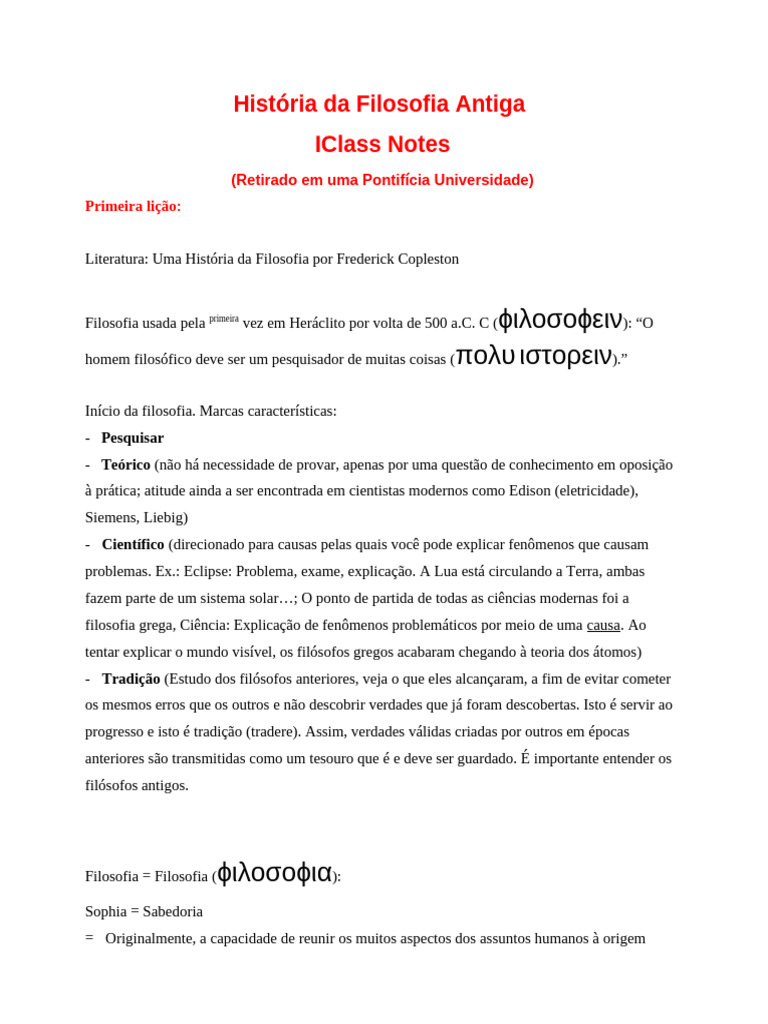 História Da Filosofia Antiga I | PDF | Nous | Platão