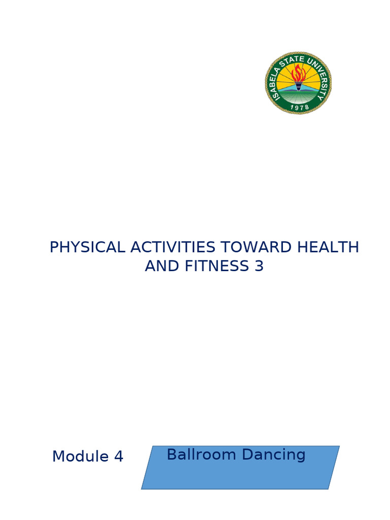 Module 4 Ballroom Dancing Jazz 1 PE 3 1 | PDF | Pelvis | Dances