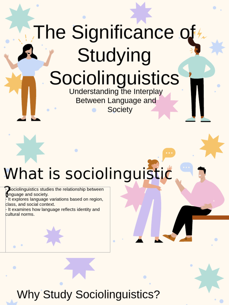 Understanding Sociolinguistics | PDF