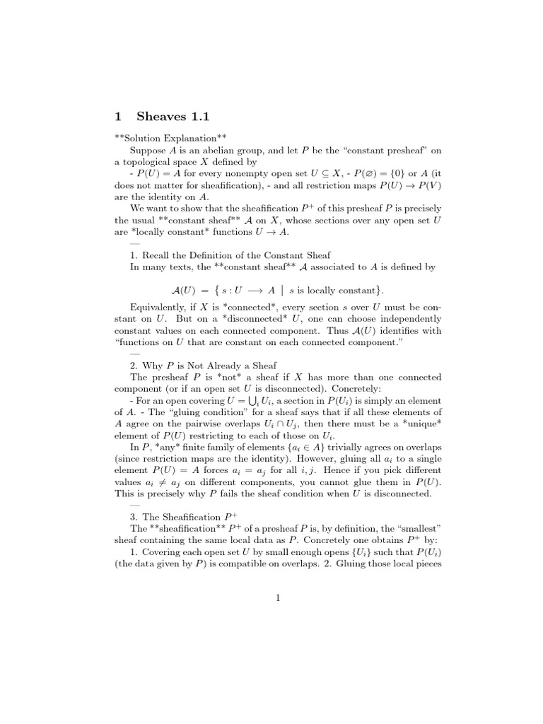 Sheaves-4 | PDF | Geometry | Mathematical Structures