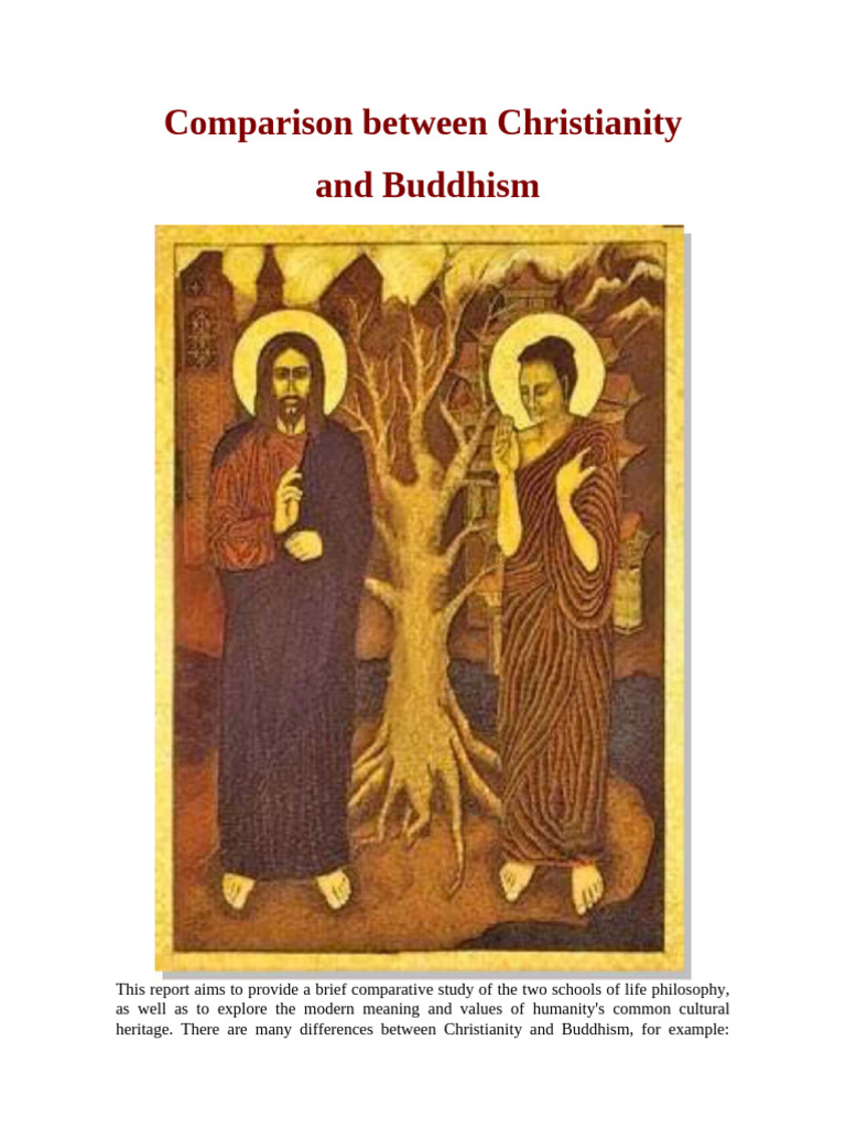 Christianity vs. Buddhism: Key Differences | PDF | Human Nature | Jesus