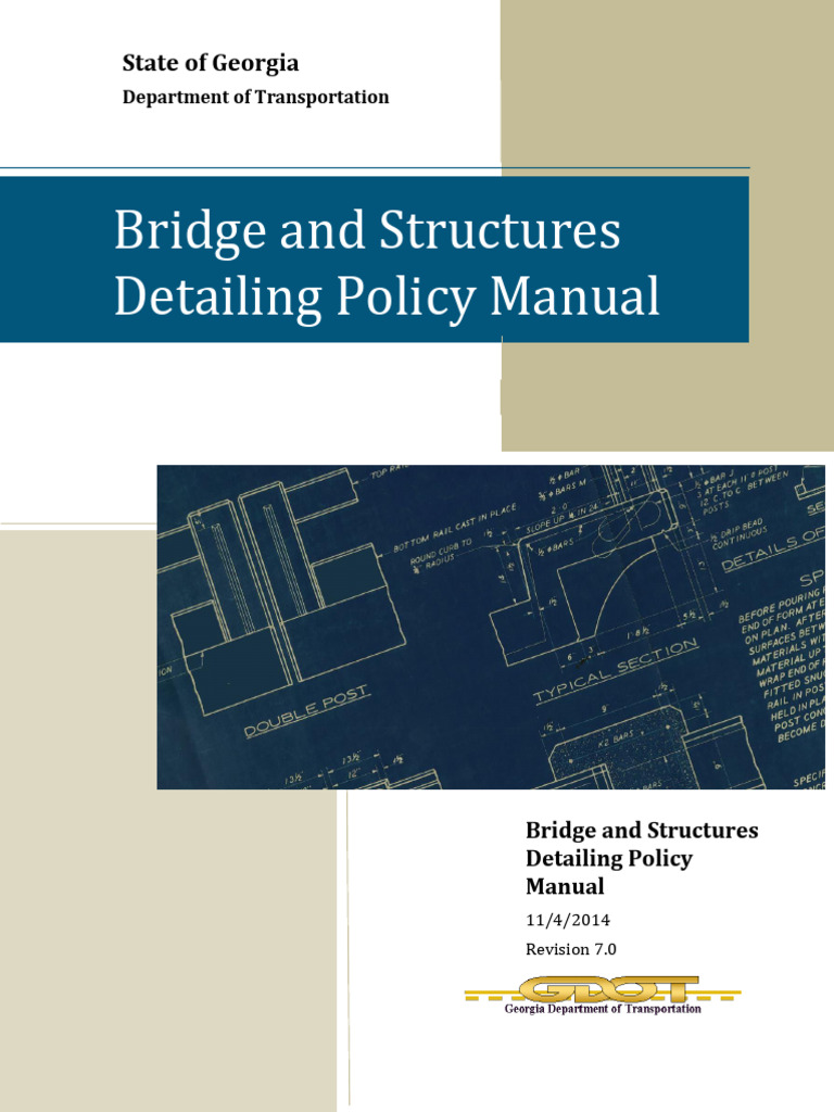 G Dot Bridge Detailing Guidelines | PDF | Page Layout | Concrete