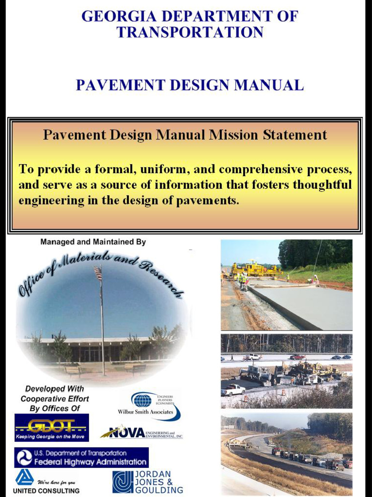 GDOT Pavement Design Manual | PDF | Road Surface | Transport Infrastructure