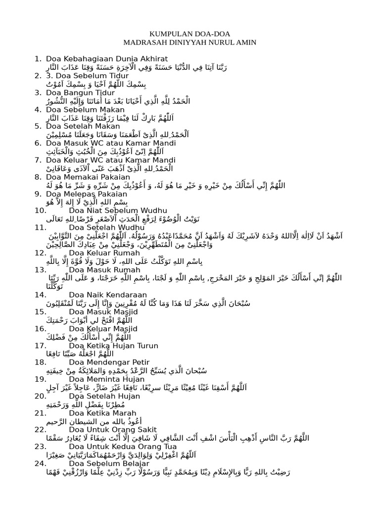 Kumpulan Doa | PDF