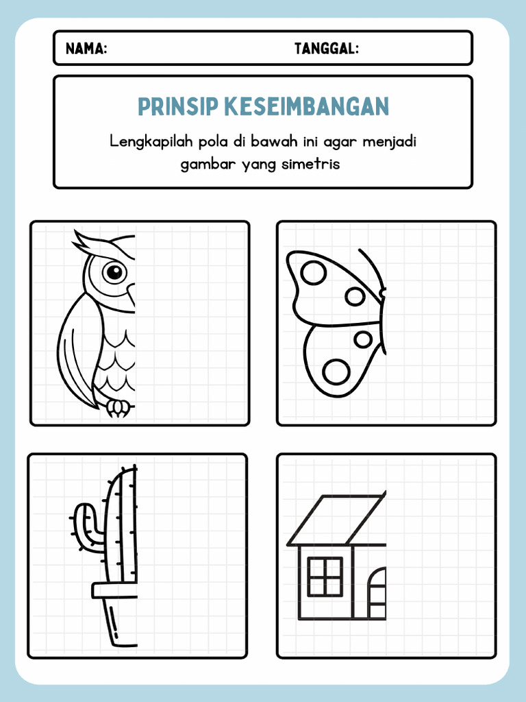 Menggambar Simetris | PDF