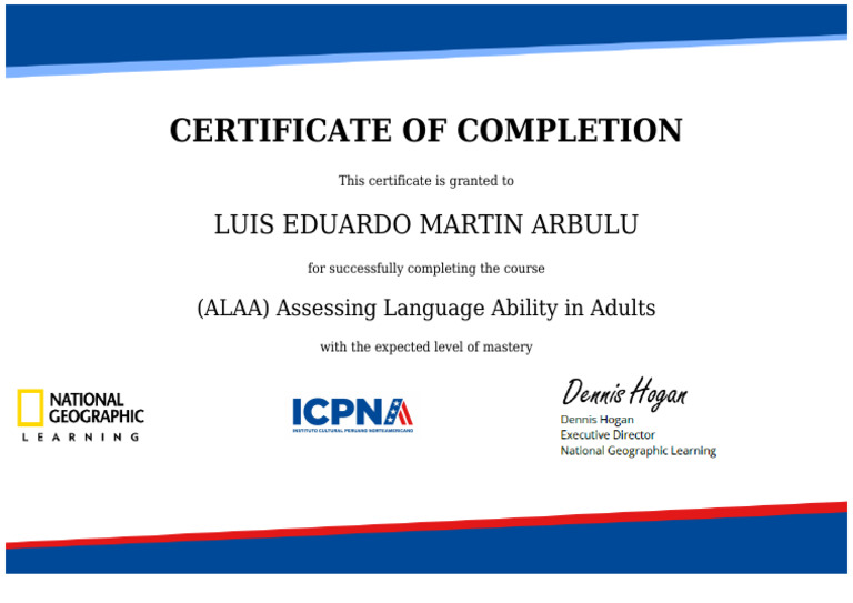 Certificate ALAA | PDF