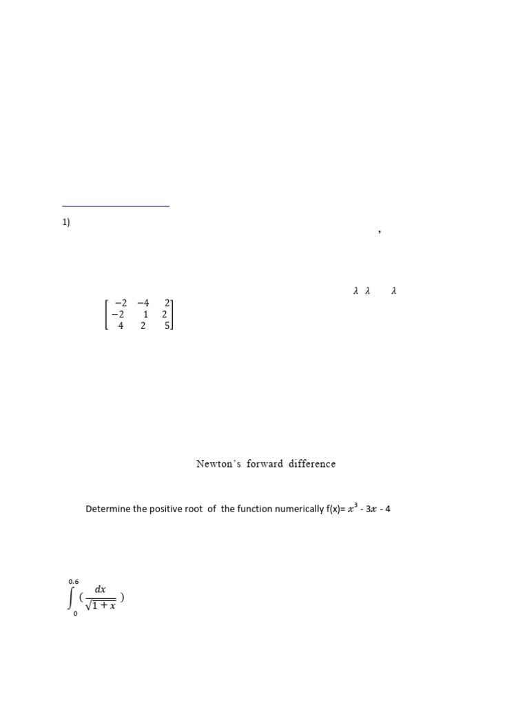 Numerical Methods Assignment 2024/2025 | PDF | Numerical Analysis ...