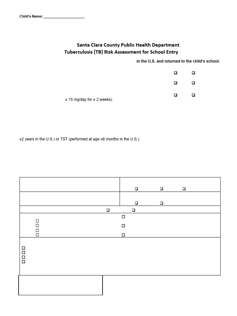 TB School Mandate - The Santa Clara County Public Health Department ...
