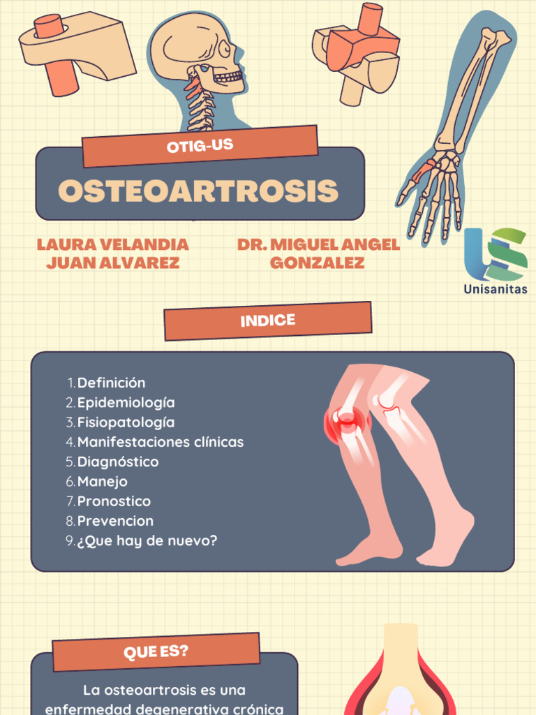 Osteoartrosis: Guía Completa y Actualizaciones | PDF | Articulación ...