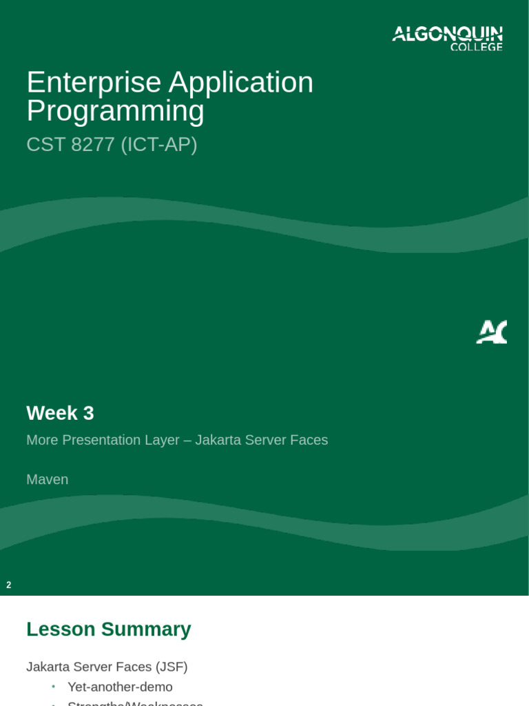 03 More Presentation Layer JSF v2 | PDF | Software Engineering | Systems Architecture
