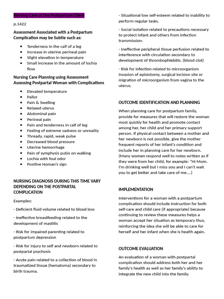 Pregnancy W Complications | PDF | Childbirth | Vein