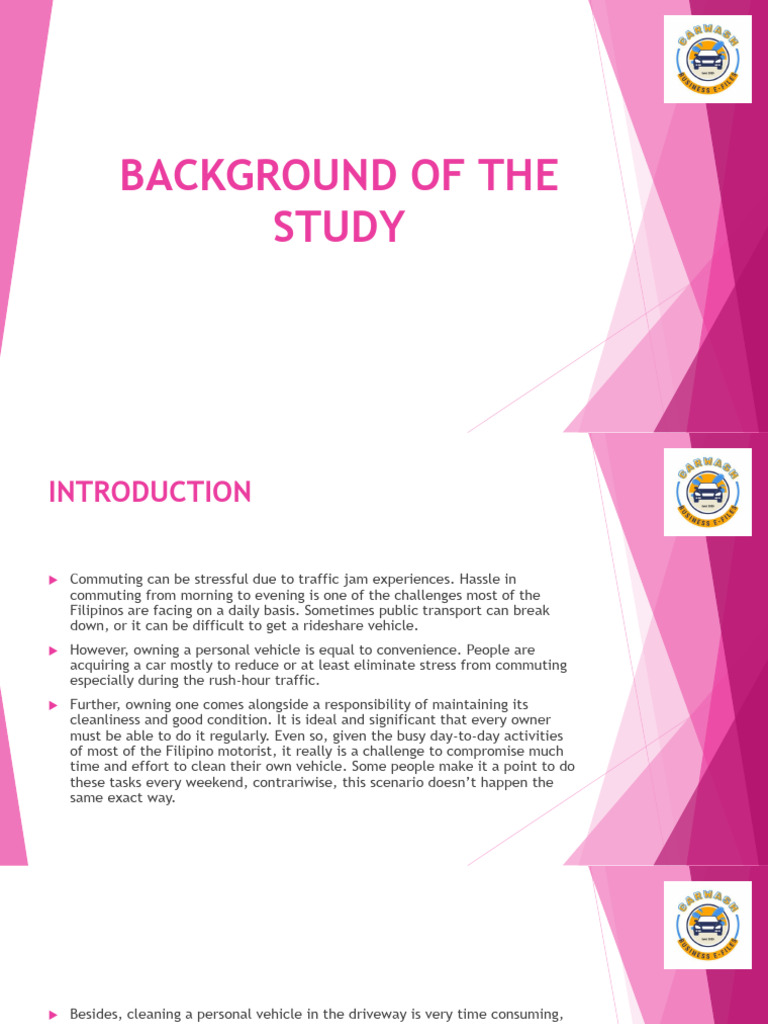 Lesson 1 - Background of The Study | PDF | Water