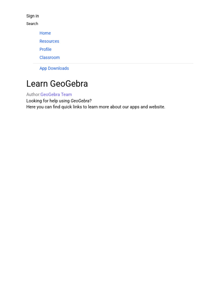 How to Get Better at Geogebra Good | PDF
