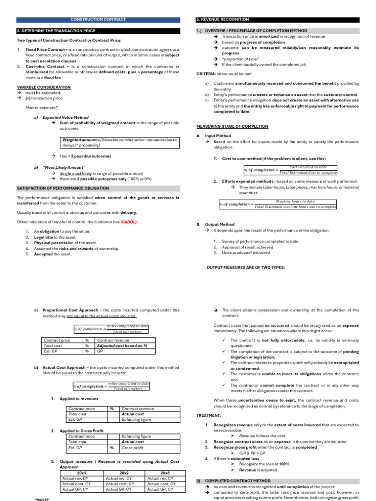 Afar 04 Construction Contracts | PDF | Business Economics | Economies