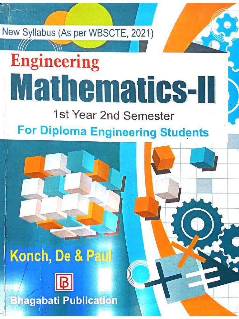 Konch, De& Paul Unit1 & 2 Mathmatics II | PDF | Determinant | Matrix (Mathematics)